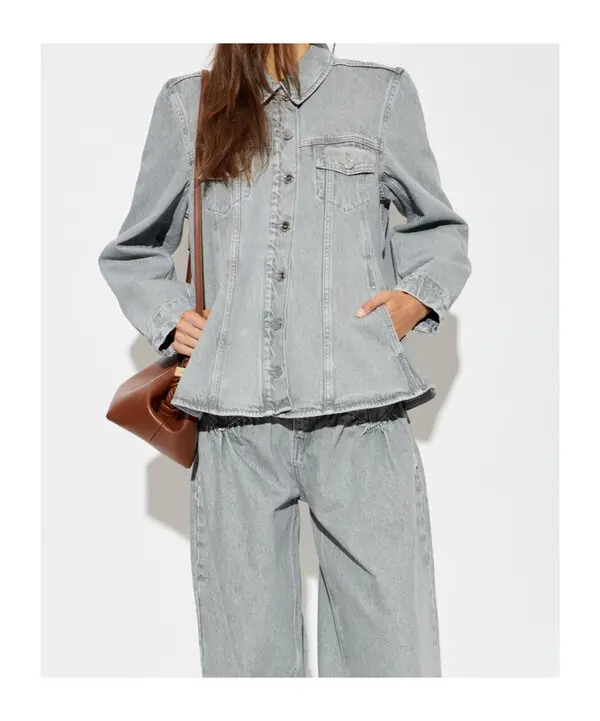 GANNI Long-sleeve Casual Jacket