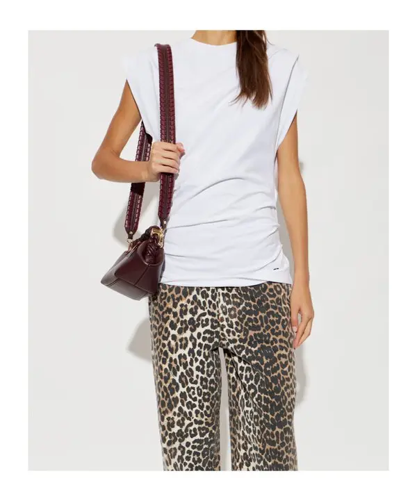 GANNI Top In Draped Jersey