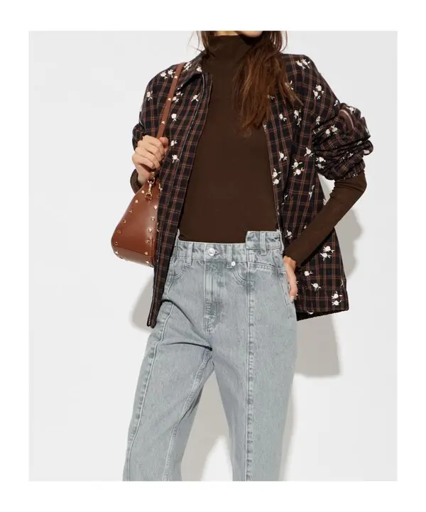 GANNI Turtleneck In Marl Mesh