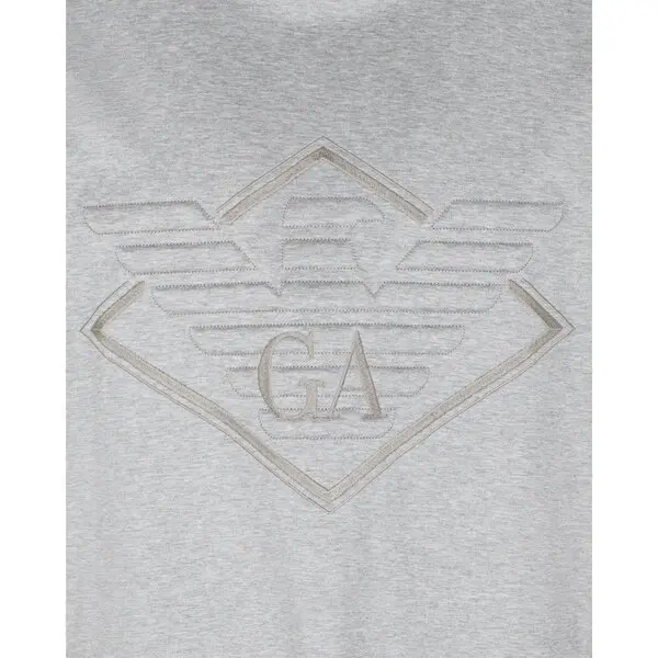 Emporio Armani Heather Grey Crewneck Shortsleeve Tee