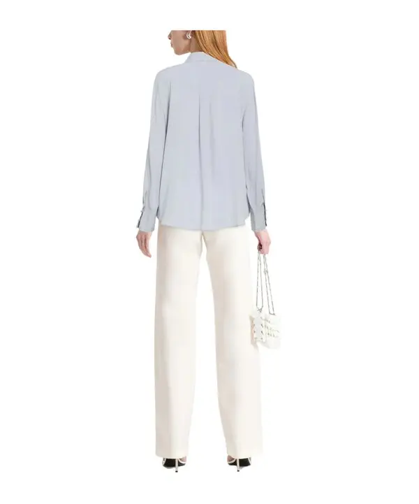 Chloé Embroidered Solid-color Shir