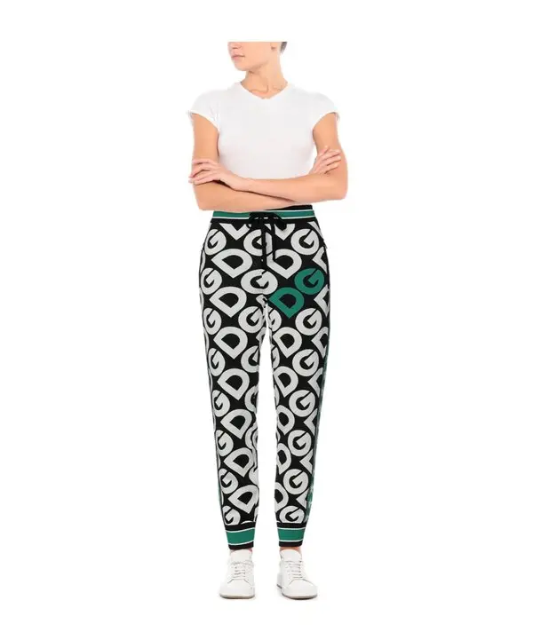 Dolce & Gabbana Lightweight Knit Logo Pants