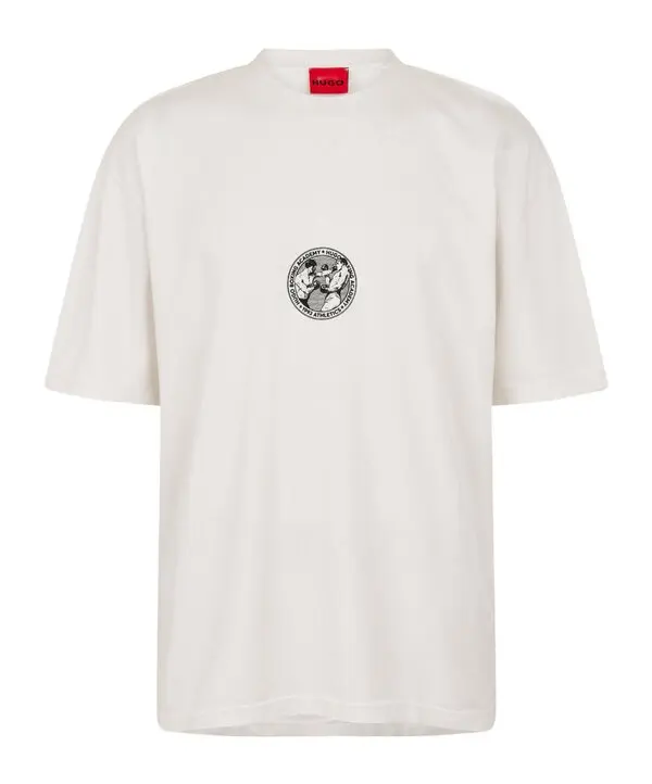 Hugo Boss Offwhite Crewneck Shortsleeve Tee