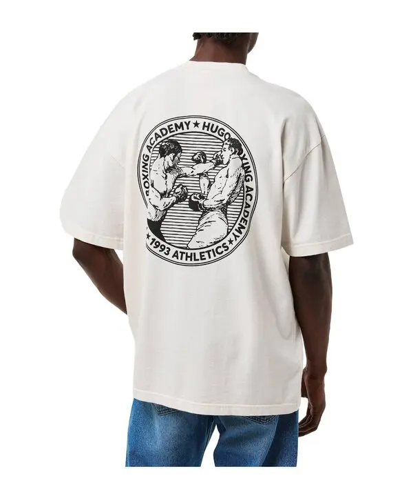 Hugo Boss Offwhite Crewneck Shortsleeve Tee