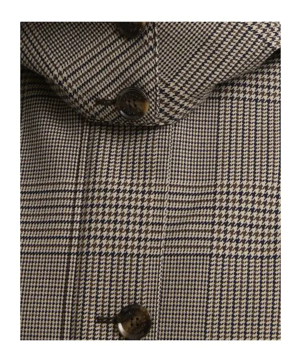 Barbour Check Hooded Short Jacket