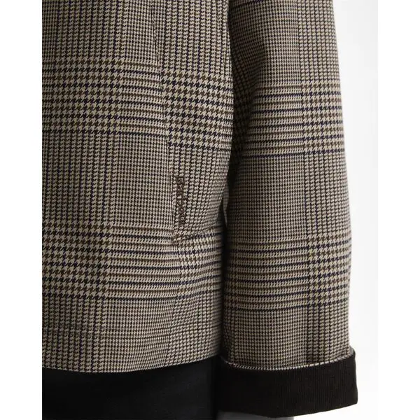 Barbour Check Hooded Short Jacket