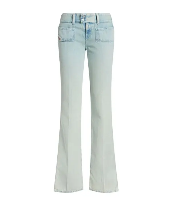 DIESEL® Flared Denim Trousers - Blue