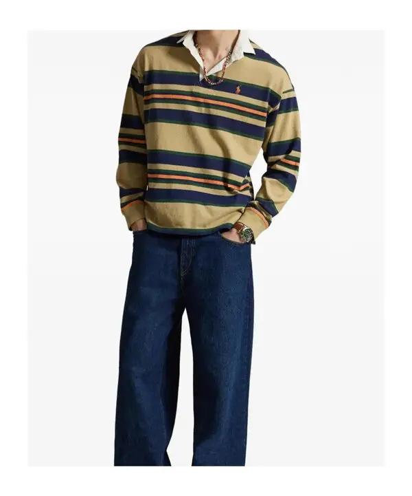 Polo Ralph Lauren Striped Long-sleeved Polo Shirt
