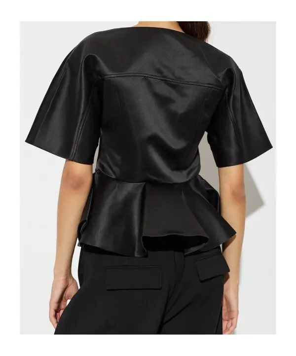 GANNI Blouse In Satin