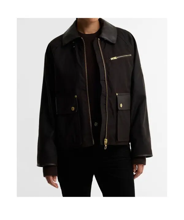 Barbour Collar Cropped Jacket