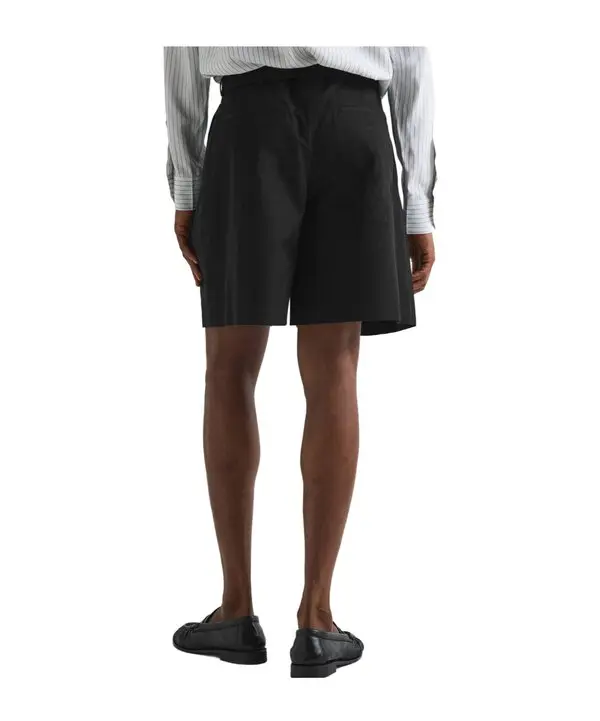 Saint Laurent Pleated Woven Tracksuit Shorts