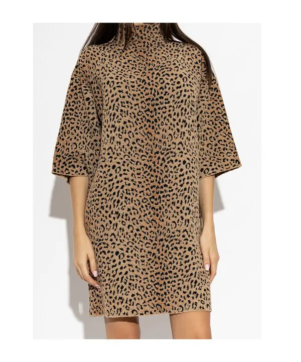 Givenchy Leopard Jacquard Mini Dress
