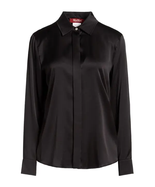 Max Mara Solid Colour Shirts - Black