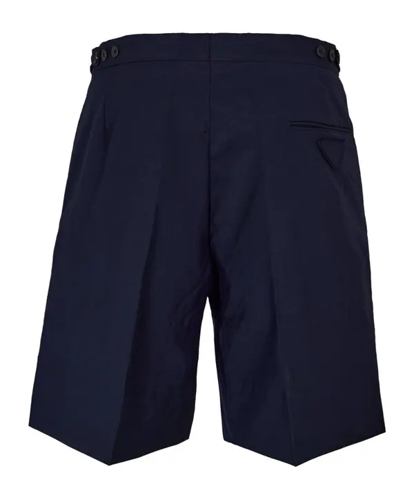 Prada Mohair Woven Tracksuit Shorts