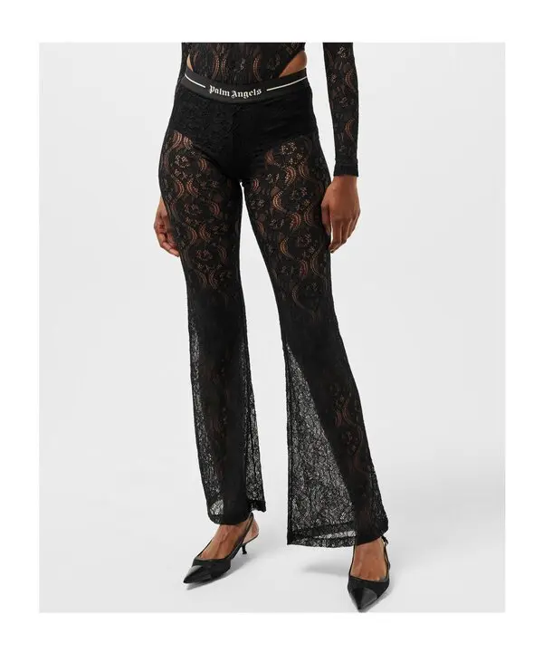 Palm Angels Fullflorallace Flare Trousers