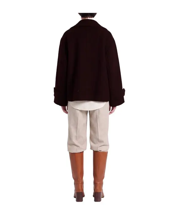 Chloé Double-breasted Felt Coat