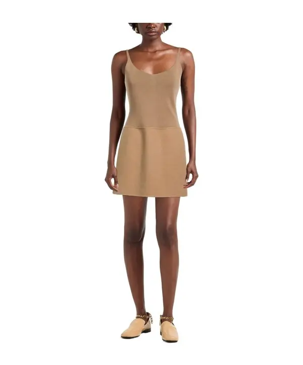 Max Mara Sleeveless Sweetheart Neckline Knit Dress