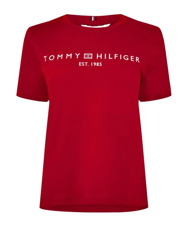Tommy Hilfiger Crewneck Shortsleeve Tee - Red