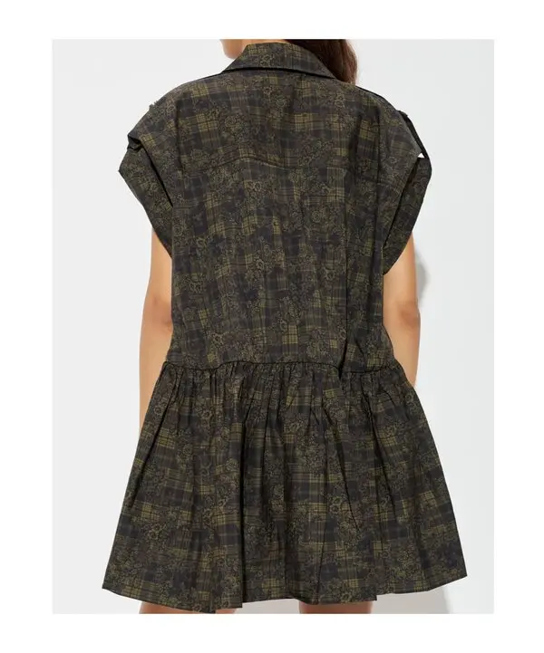 GANNI Dress In Printed Cotton