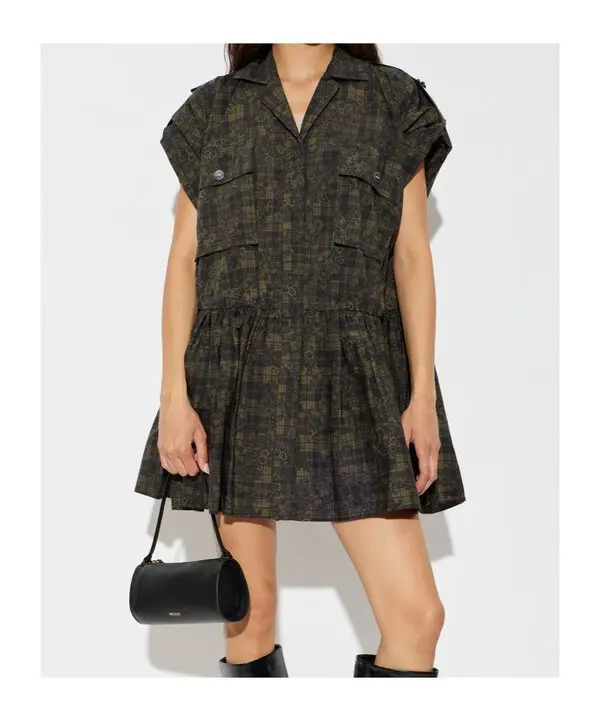 GANNI Dress In Printed Cotton