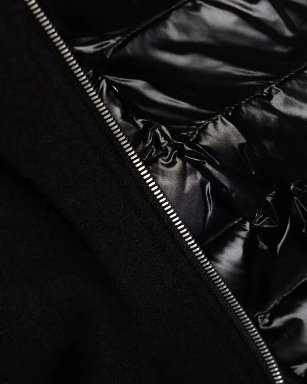 Moose Knuckles Grid 3-in-1 Wool Bomber Jacket