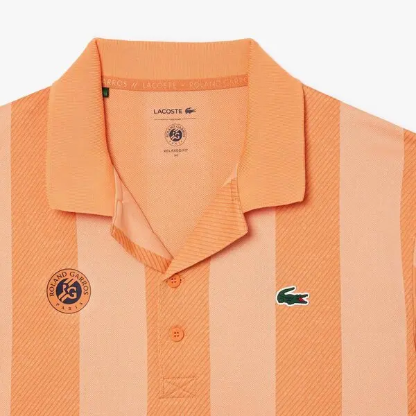 Lacoste Verticalstripe Shortsleeve Polo Shirt
