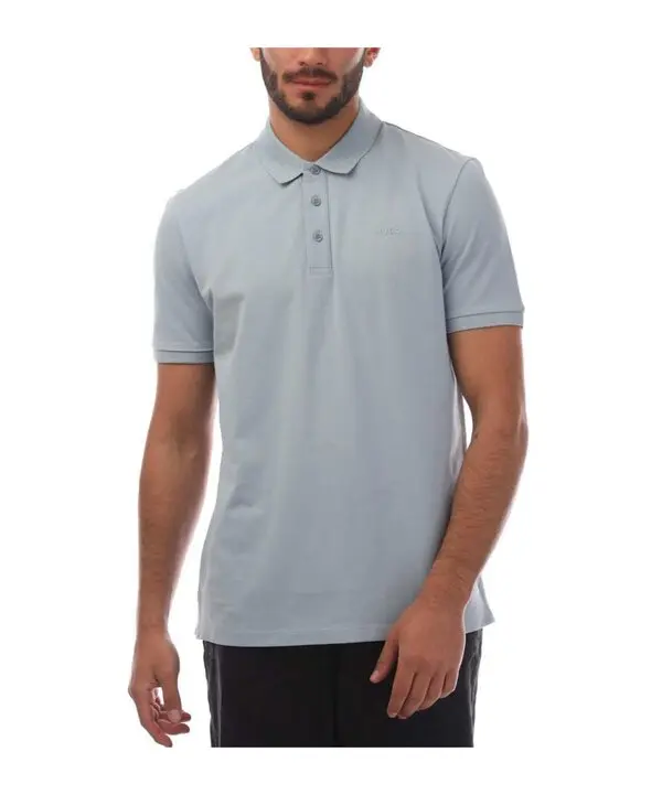 Hugo Boss Light Dustyblue Shortsleeve Polo Shirt - Light Blue