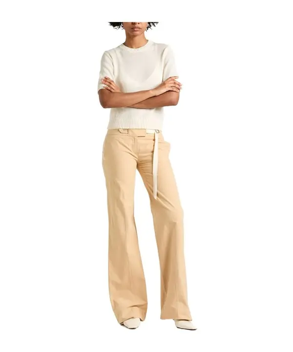 Sportmax Plain Colour Casual Trousers