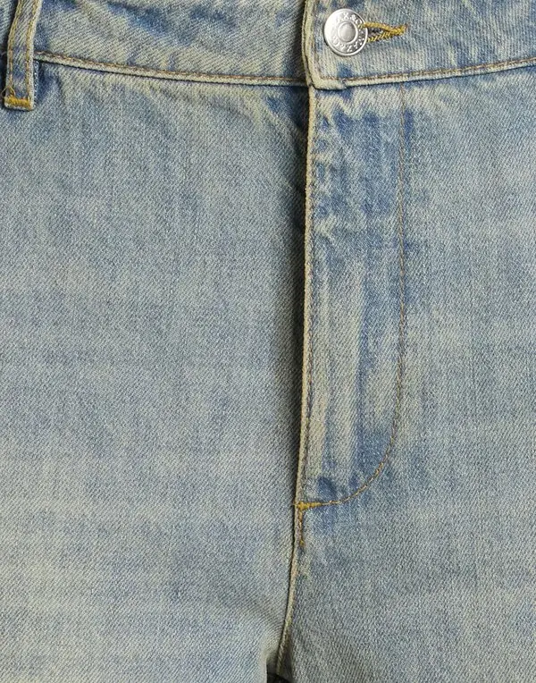 MAXCO. Wide-leg Faded Denim Trousers