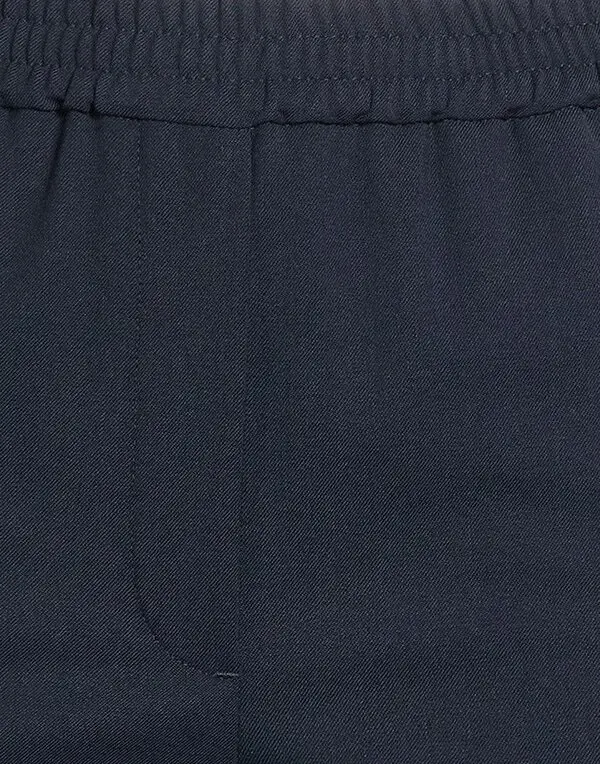 Max Mara Loose Straight-leg Pants With Drawstring Waist