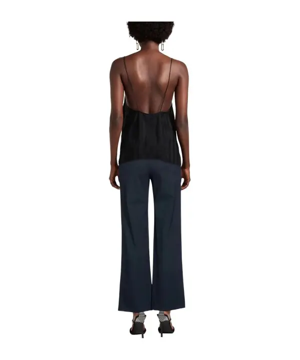 Max Mara Loose Straight-leg Pants With Drawstring Waist