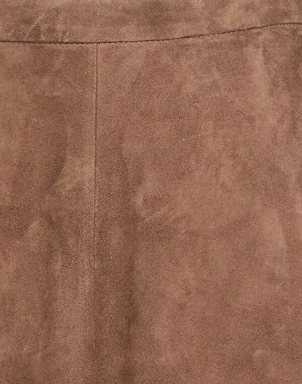 Max Mara Leather Midi Skirt