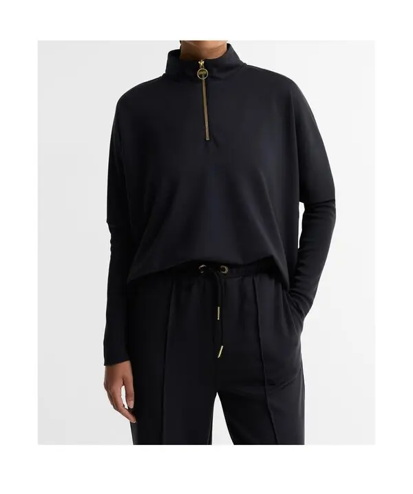 Barbour Half-zip Stand Collar Sweatshirt