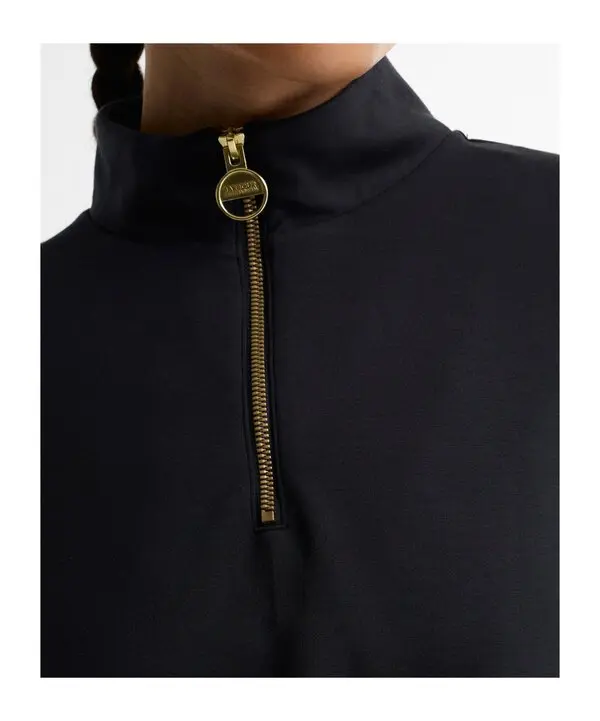 Barbour Half-zip Stand Collar Sweatshirt
