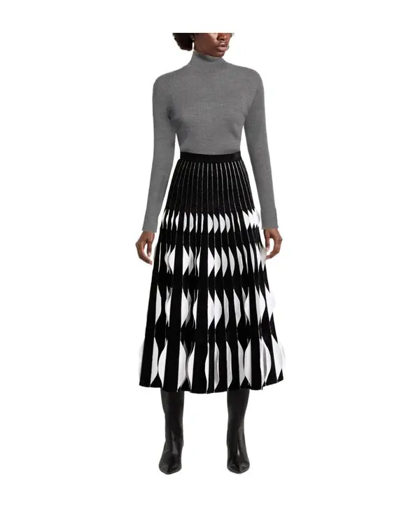 Sportmax Long Sleeve Wool Turtleneck