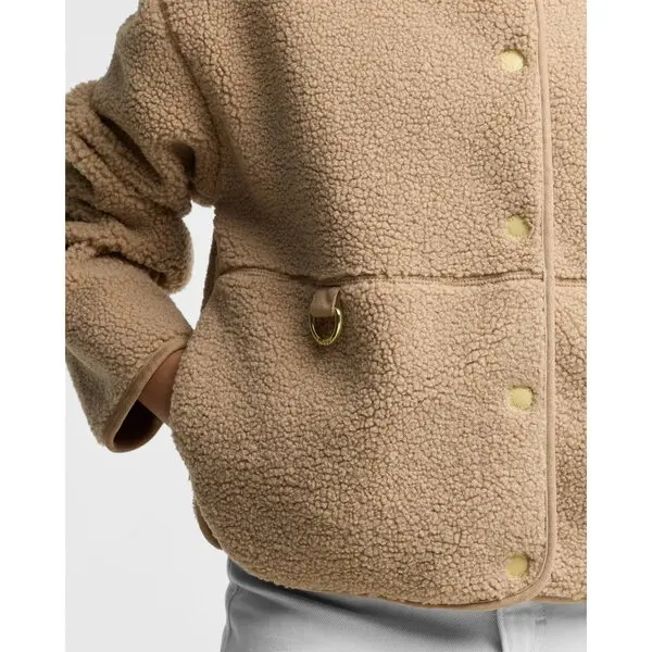 Barbour Collarless Fleece Jacket