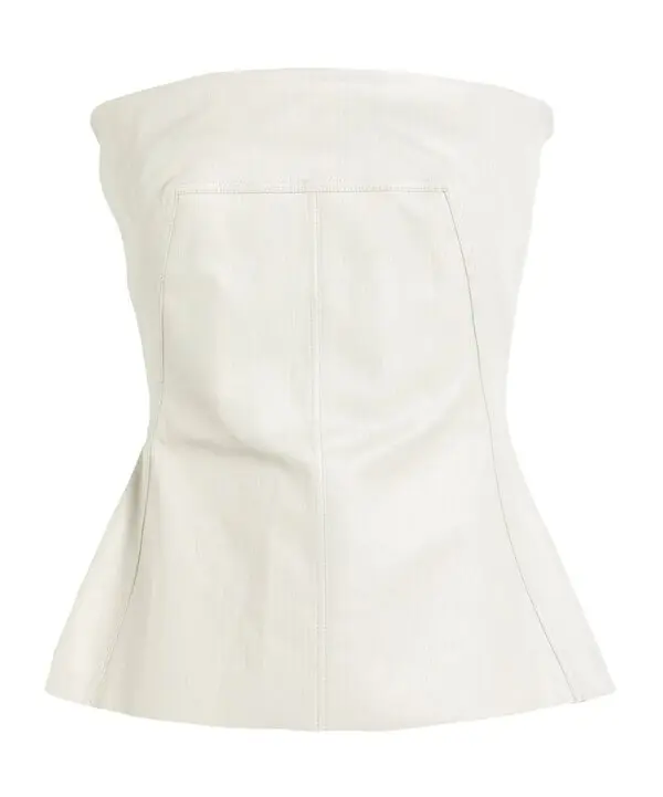 Rick Owens Off-the-shoulder Cropped Denim Top