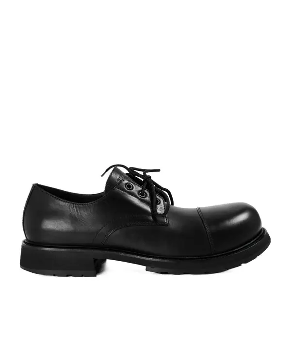 Balenciaga Polished Leather Derby Shoes