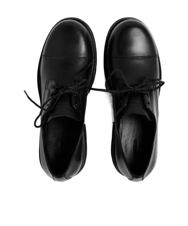Balenciaga Polished Leather Derby Shoes