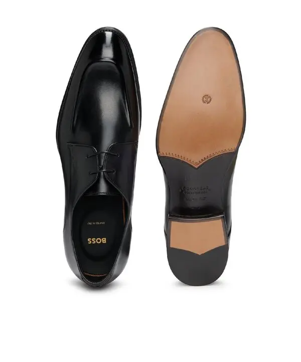 Hugo Boss Polished Leather Derby Shoes