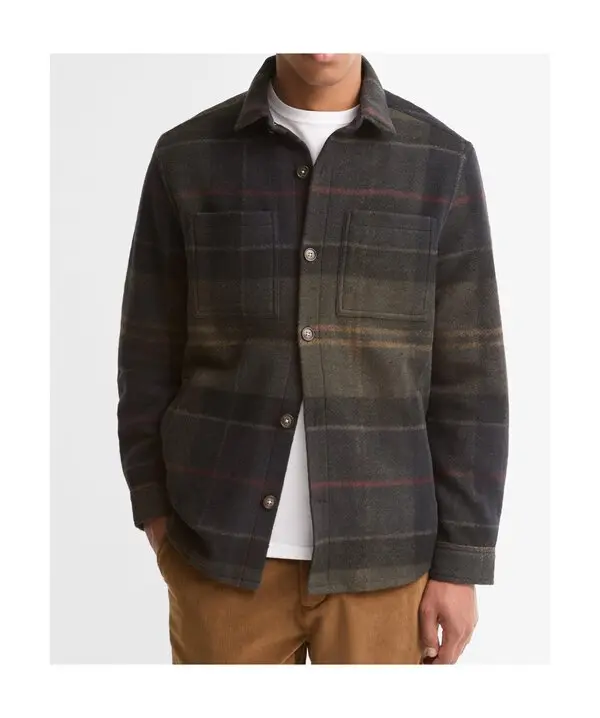 Barbour Plaid Overshirt Jacket