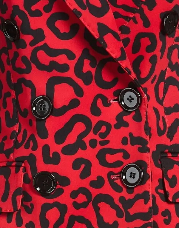 Dolce & Gabbana Double-breasted Leopard Print Blazer