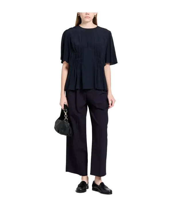 Chloé Solid-color Short-sleeved Top