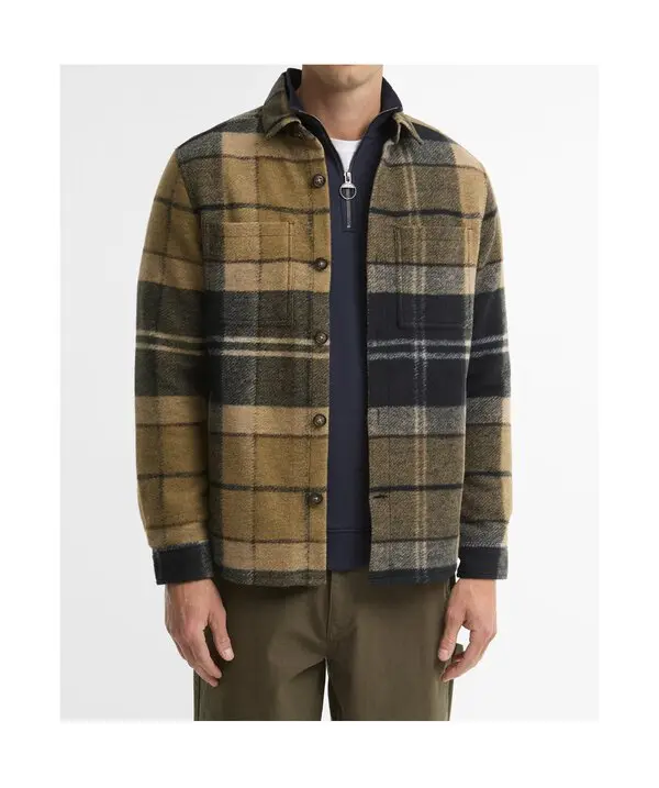Barbour Plaid Overshirt Jacket