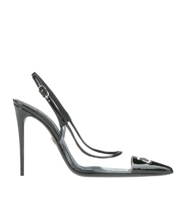 Dolce & Gabbana Two-tone Patent Leather Slingback Pumps