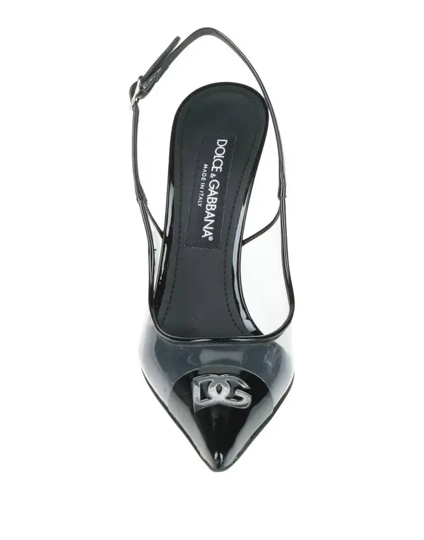 Dolce & Gabbana Two-tone Patent Leather Slingback Pumps