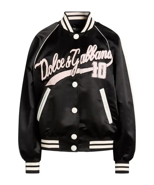 Dolce & Gabbana Appliquéd Varsity Jacket