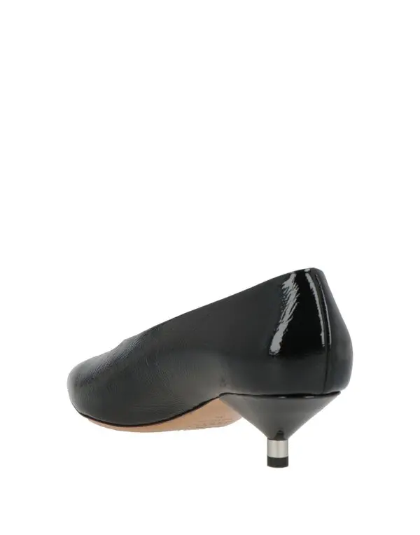 Isabel Marant Étoile Patent Leather Kitten Heel Pumps - Black