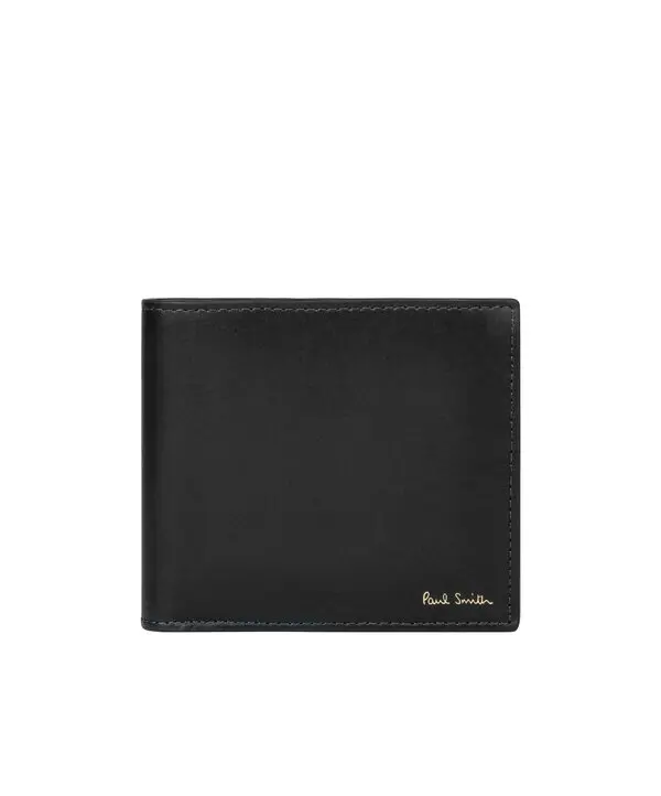 Paul Smith Leather Bifold Wallet - Black