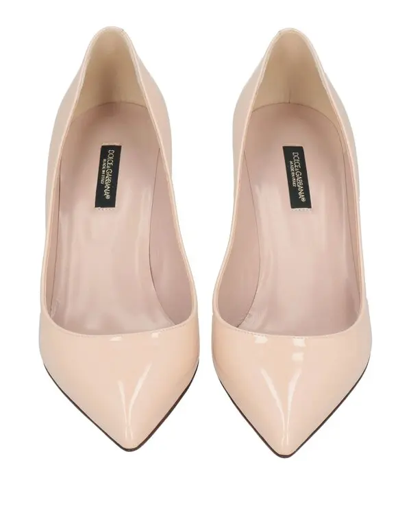 Dolce & Gabbana Patent Leather Pointed Toe High Heel Pumps
